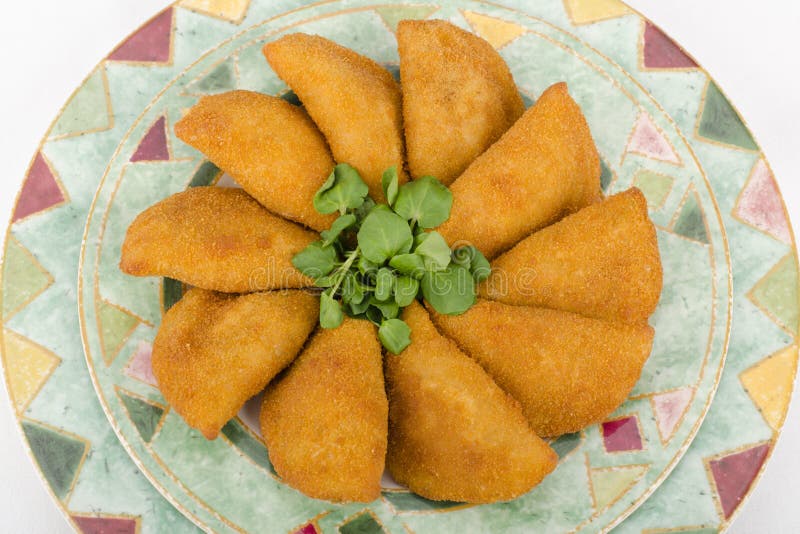 Rissole stock photo. Image of green, tomato, fresh, delicious - 44711554