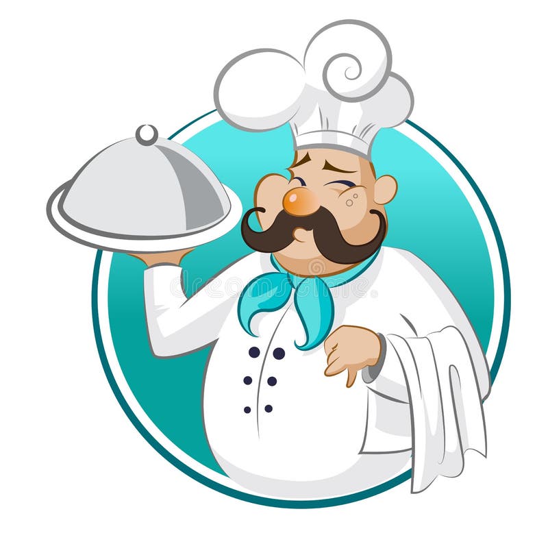 Ristorante del cuoco chef illustrazione vettoriale. Illustrazione di ...