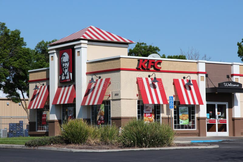 ATLANTA, GEORGIA, U.S.a. - 19 MARZO 2019: Fast Food Di KFC Kentucky ...