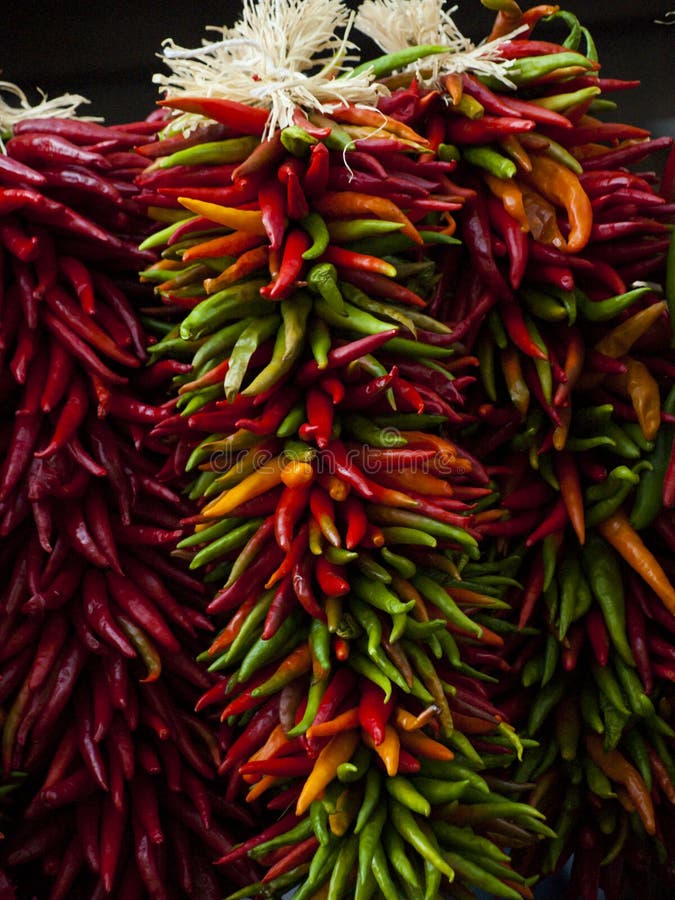 Ristra stock image. Image of chilli, piper, farmers, chile - 26646407