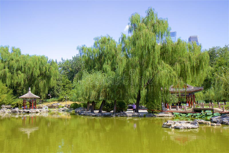 Ritan park, Beijing stock photo. Image of rest, water - 157609690