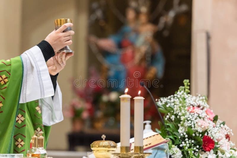 The Rite of the Holy Bread stock photo. Image of eucharist - 310038218