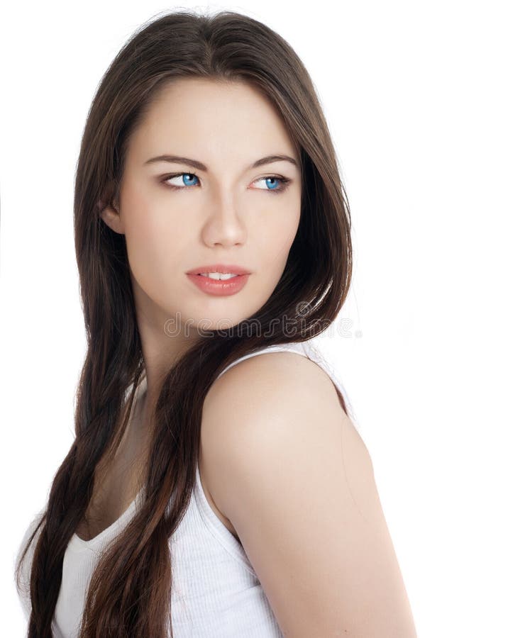 Ritratto di bella ragazza fotografia stock. Immagine di bello - 23958738