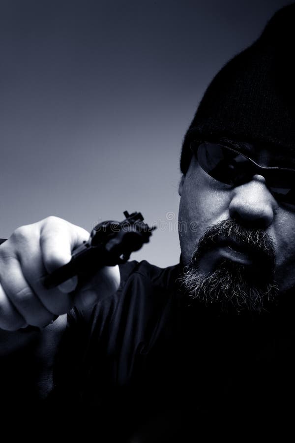 L'assassino professionista immagine stock. Immagine di background ...