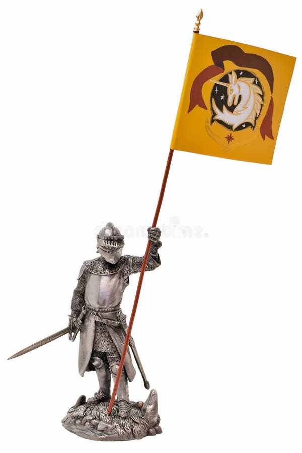 Mittelalterlicher Ritter, Rüstung Und Waffe Stockfoto - Bild von ...