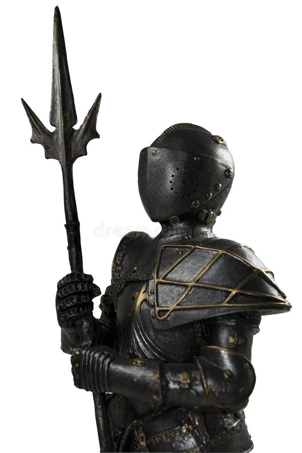 Mittelalterlicher Ritter, Rüstung Und Waffe Stockfoto - Bild von ...
