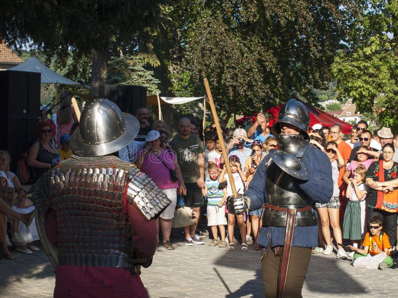 Ritterkampf redaktionelles stockfotografie. Bild von festlichkeit ...
