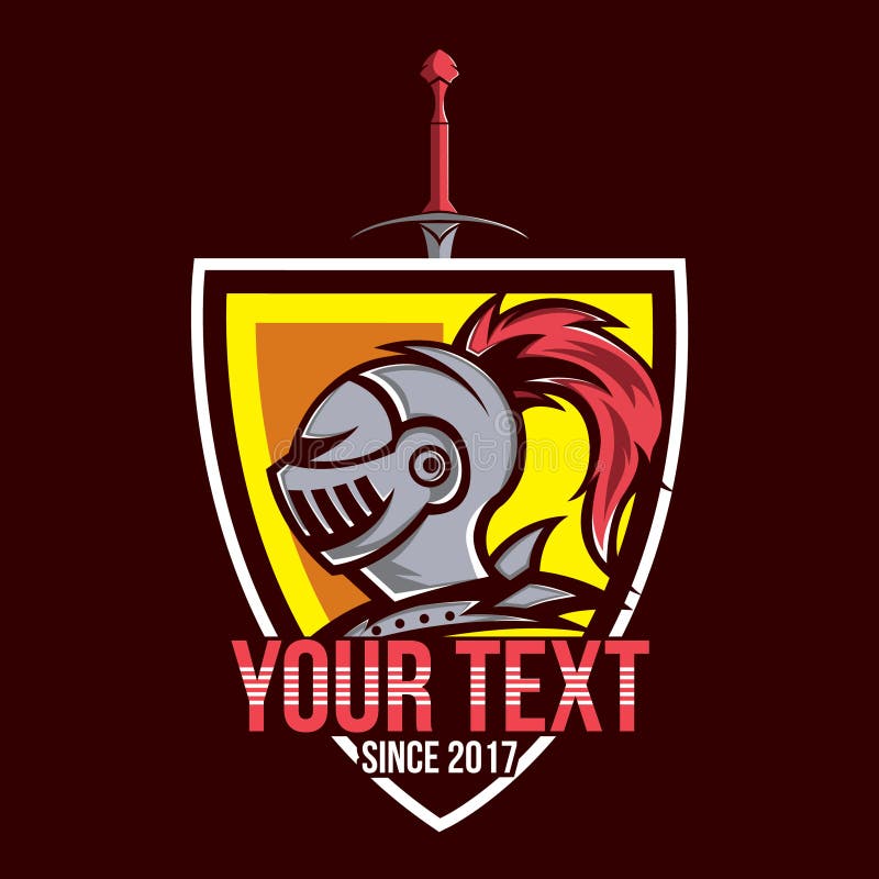 Ritterlogo, Klassisches Logo Vektor Abbildung - Illustration von ...