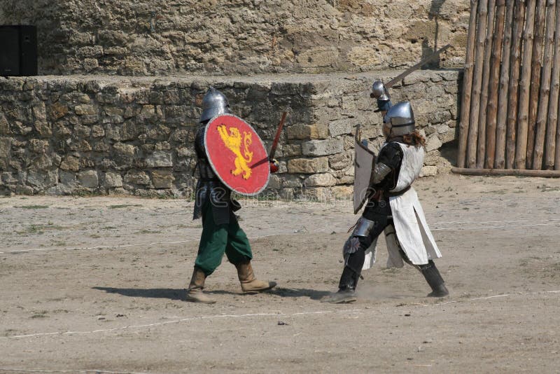 Ritterturnier. stockbild. Bild von ukraine, menschlich - 3148265