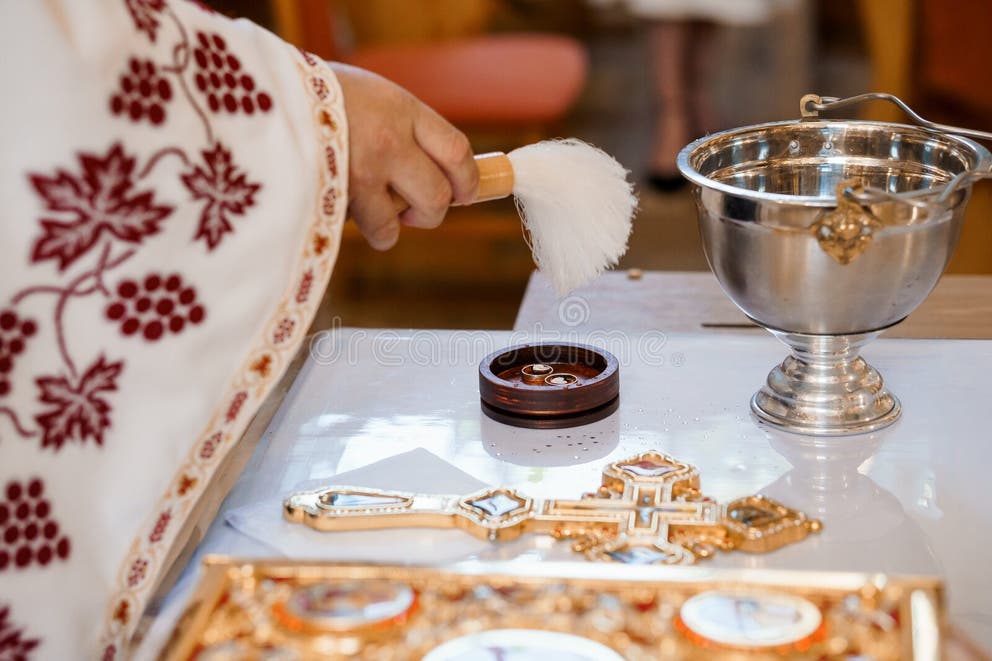 Ritual Blessing Tools on Altar during Ceremony Stock Image - Image of ...