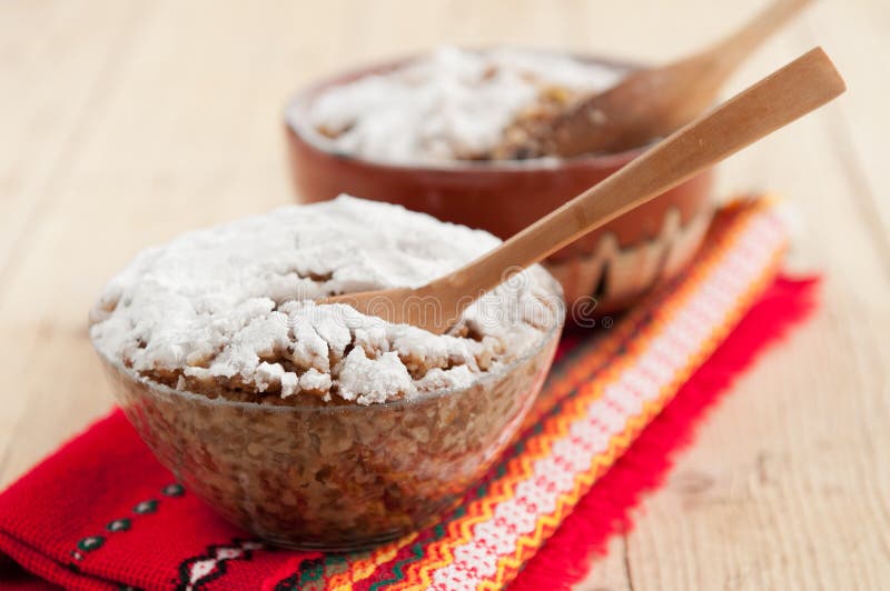Ritual Orthodox Boiled Wheat Stock Image - Image of memorial, wheat ...