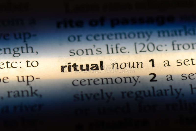 Ritual stock photo. Image of dictionary, isolated, english - 126614970