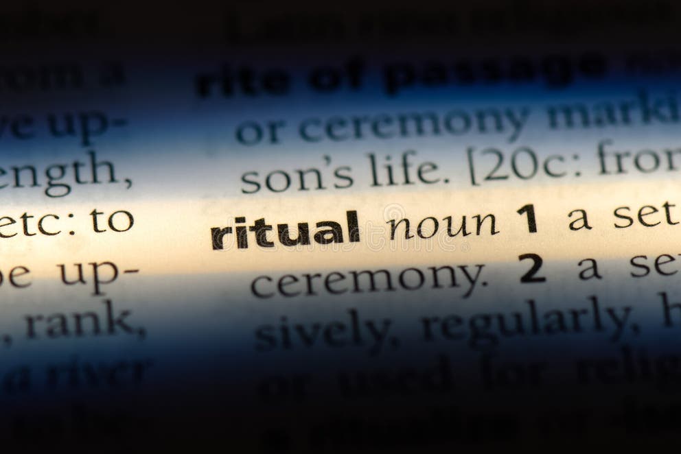 Ritual stock photo. Image of dictionary, isolated, english - 126614970
