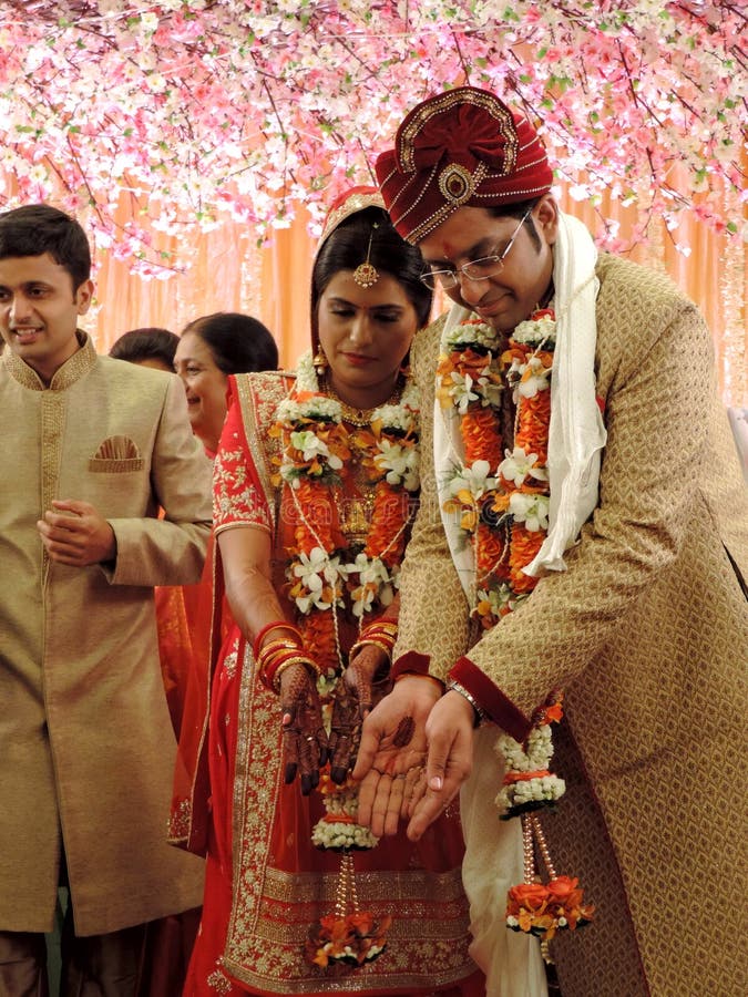Rituels Du Mariage Indou Traditionnel, Inde Photo éditorial - Image du ...