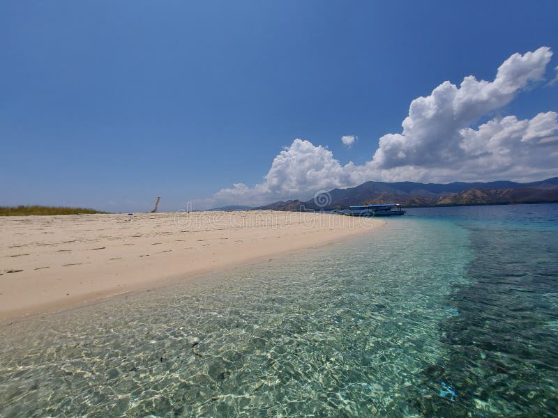 Riung 17 Island Beach stock image. Image of rock, horizon - 200657651