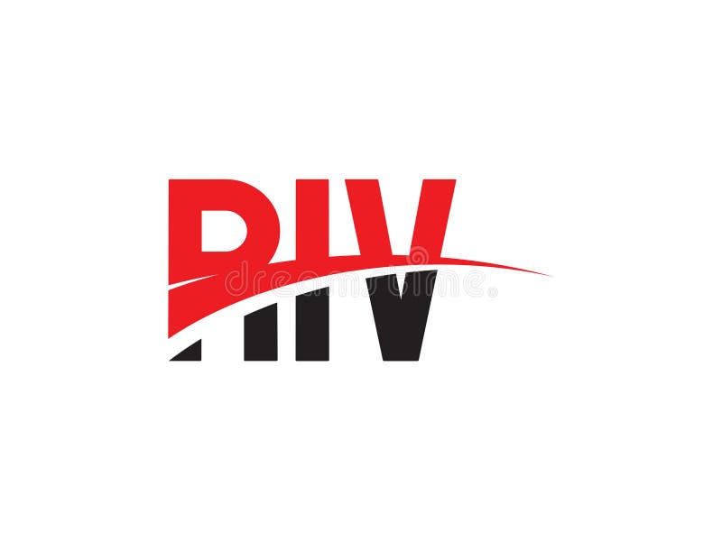 Riv Letter Initial Logo Design Vector Illustration Stock Illustration ...