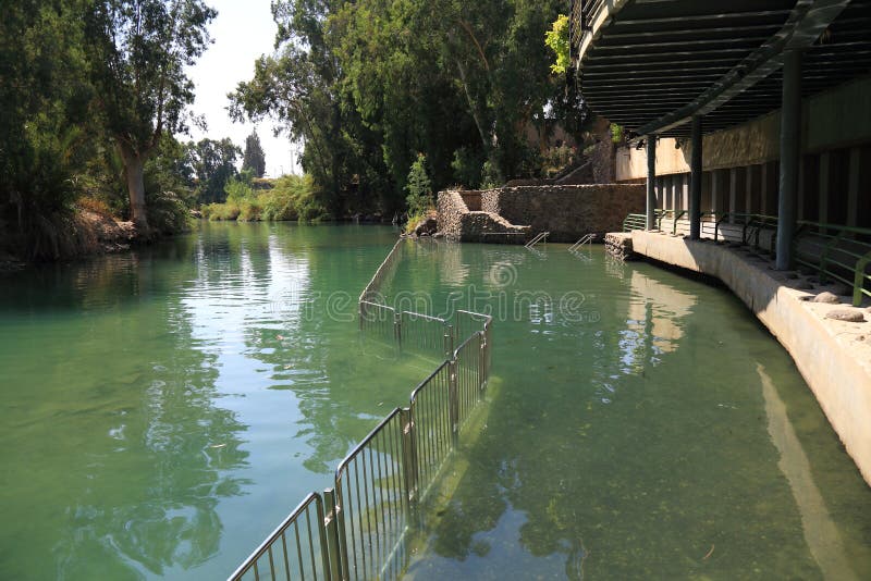 The rive of Jordan stock image. Image of angle, eucalyptus - 61455909