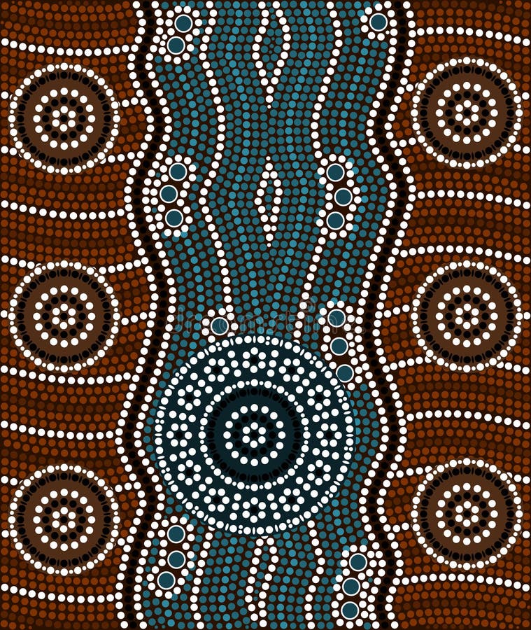 River stock illustration. Illustration of ornate, pattern - 25723608