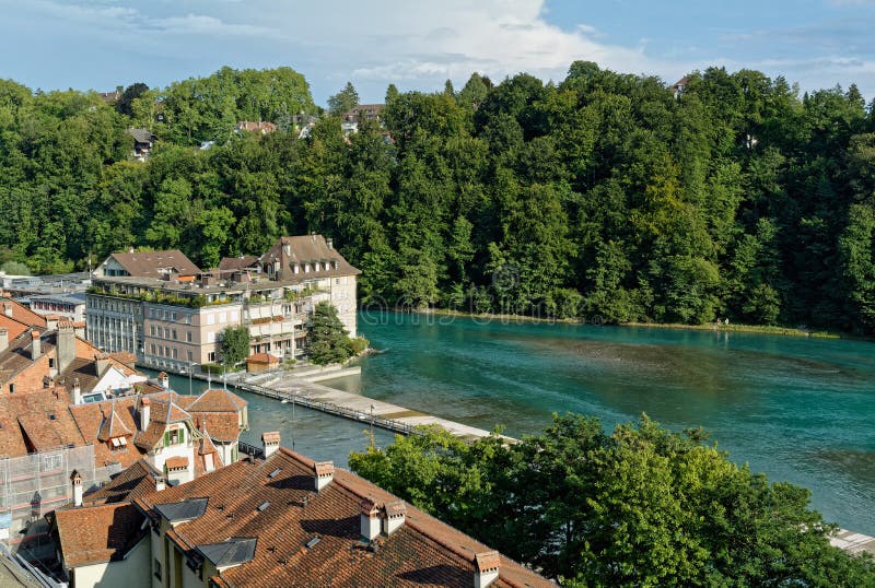 River Aare in Bern, Switzerland Stock Image - Image of swiss ...