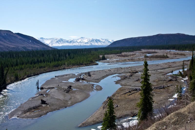 River through Alaska stock photo. Image of tourism, pond - 22488578