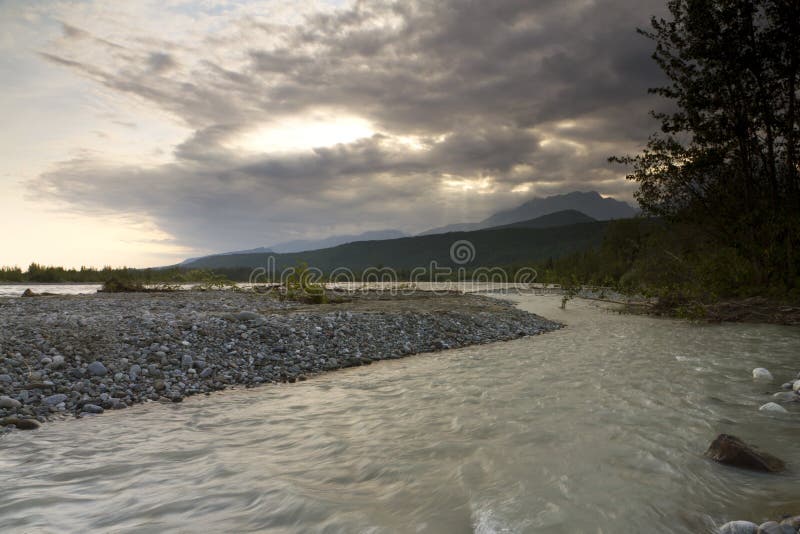 River in alaska stock image. Image of pure, lonely, scenic - 32184577