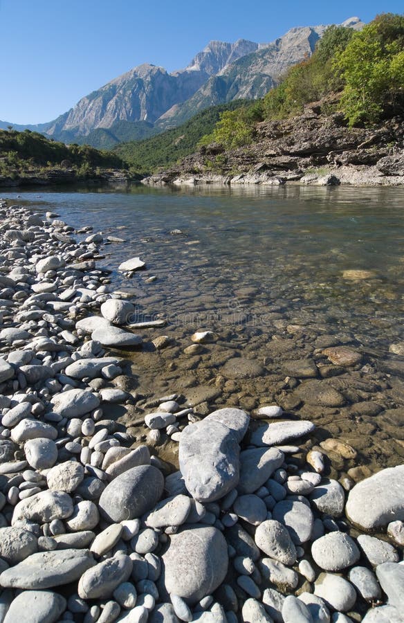 River in Albania stock photo. Image of clean, mount, southern - 21576076