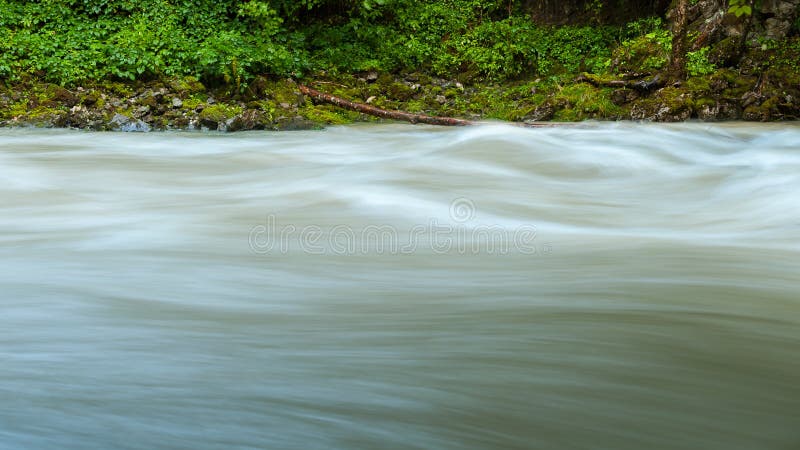 A River in the Alps after Heavy Rainfall Stock Photo - Image of flow ...