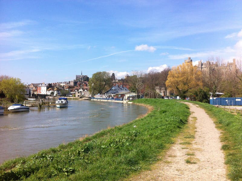 River Arun stock image. Image of landscape, river, arun - 51542793