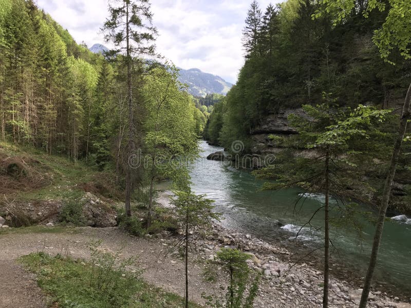 River in the Austrian Alps stock photo. Image of beautiful - 122218282