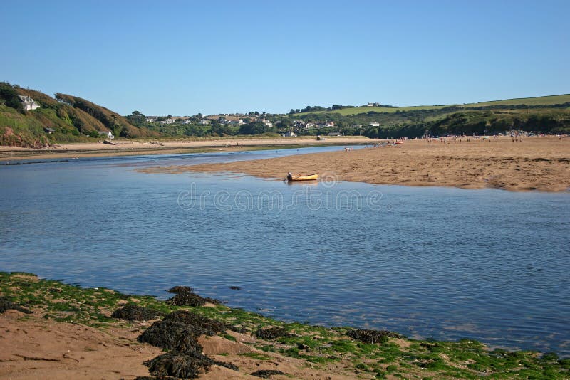 River Avon stock image. Image of cliffs, england, beach - 16113979