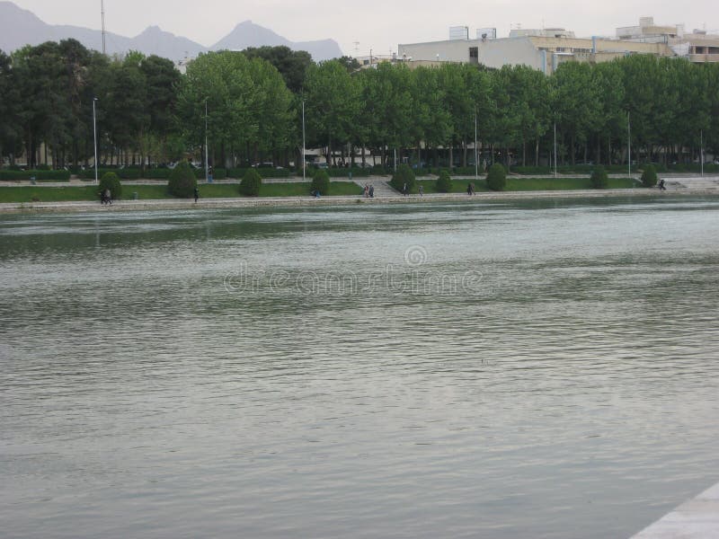 River stock photo. Image of zayande, bank, river, iran - 71047714