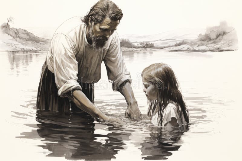 River Baptism Stock Illustrations – 117 River Baptism Stock ...