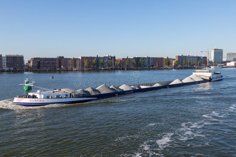 River Barge editorial stock image. Image of amsterdam - 78675914