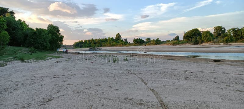 River beach Giridih stock image. Image of wave, wetland - 264739841
