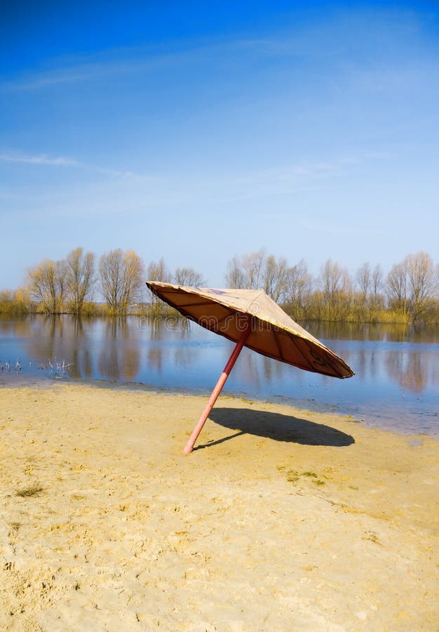River beach in the spring. stock photo. Image of island - 30883312