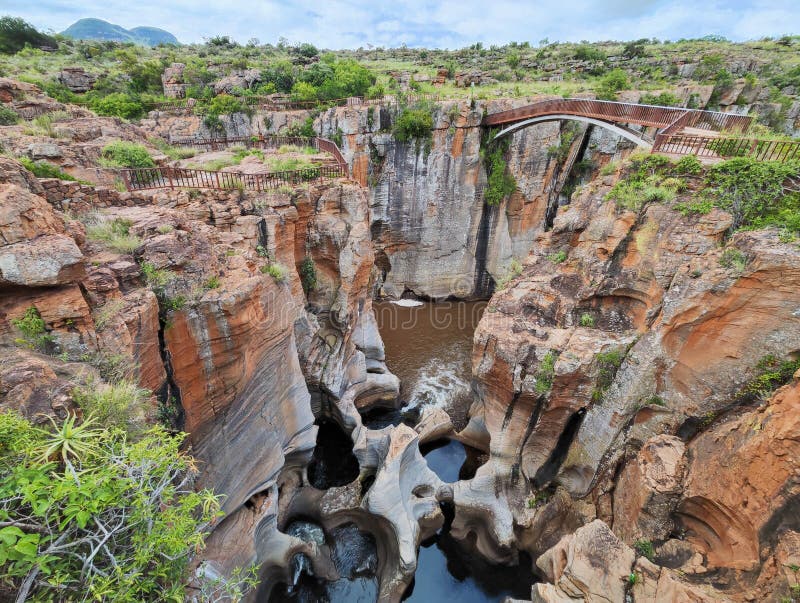 River Blyde at Bourke S Luck Potholes in South Africa Stock Image ...
