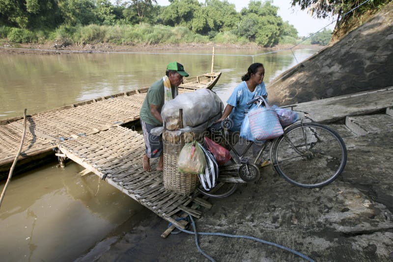 River boat editorial image. Image of indonesia, central - 72876560