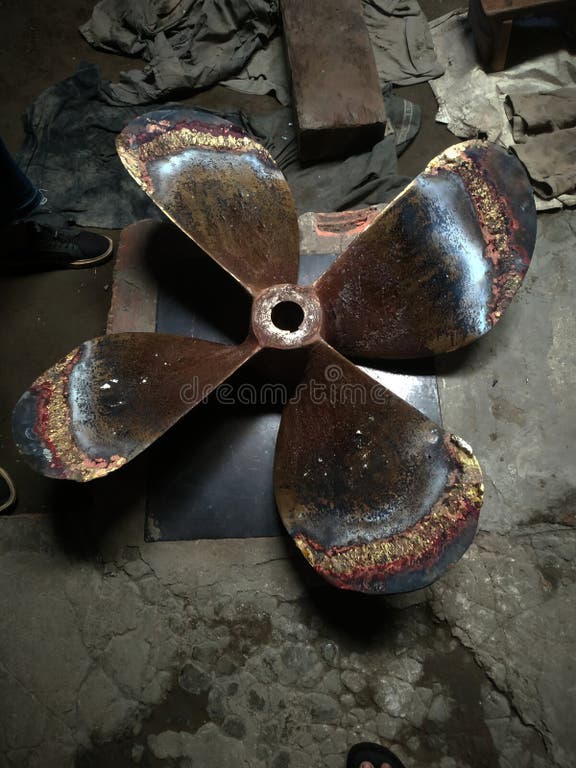 River boat propeller stock image. Image of invertebrate - 258946255