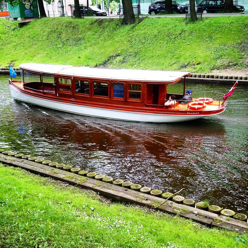 River boat editorial image. Image of riga, boat, wooden - 96717025
