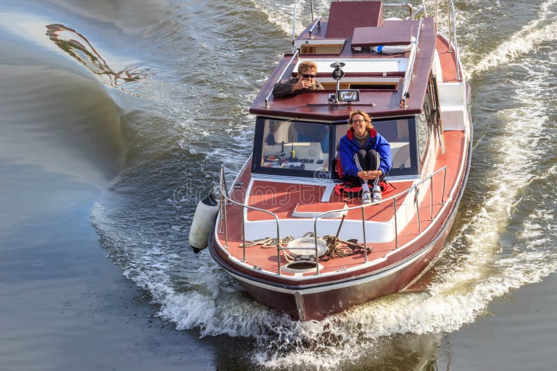 River,boat,waves editorial photo. Image of river, comfort - 43584686