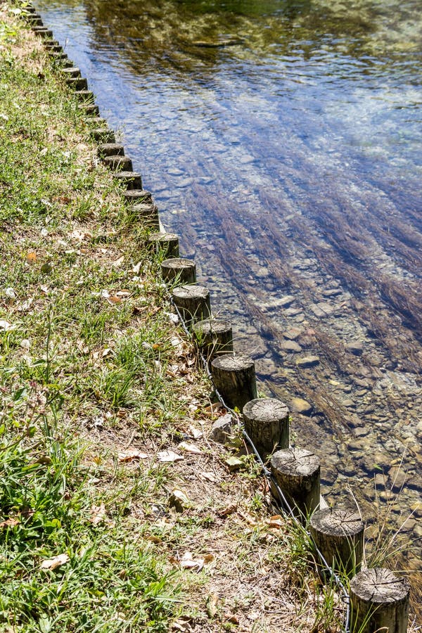 Border Pillars on the Line between the Two Countries Stock Photo ...