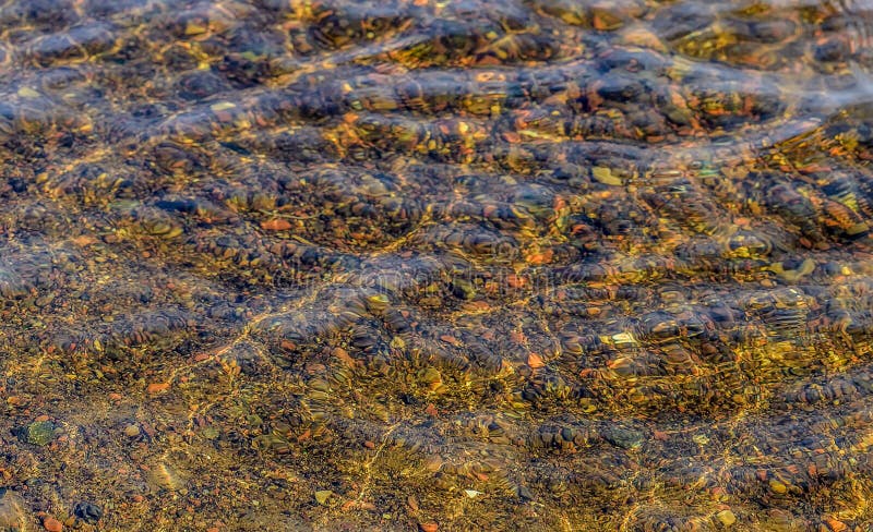 River Bottom Texture on a Sunny July Day Stock Photo - Image of stone ...