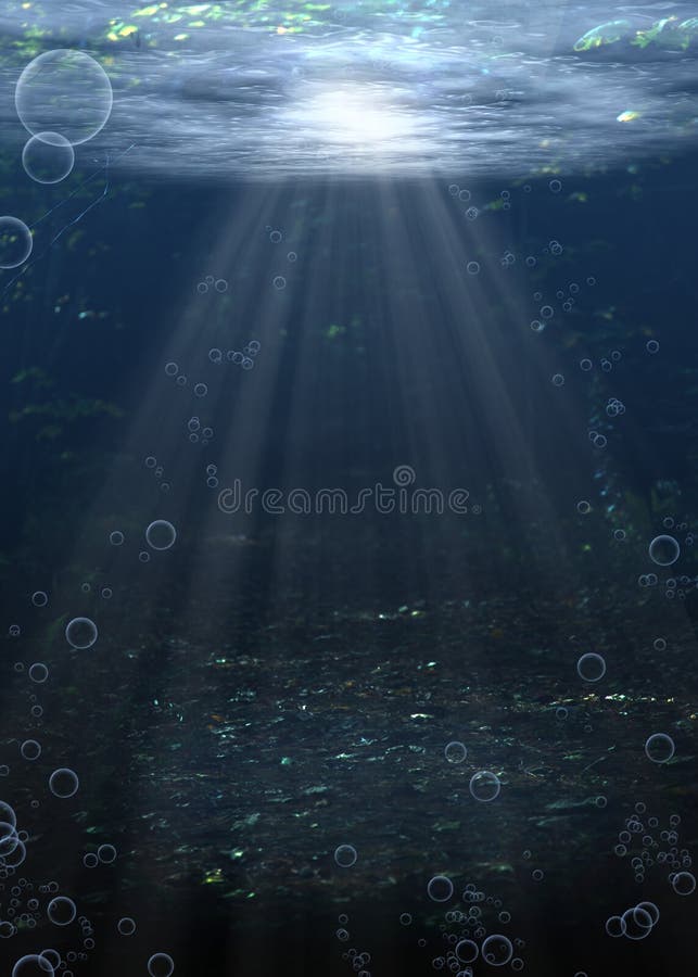 River Bottom Water stock illustration. Illustration of scene - 17184664