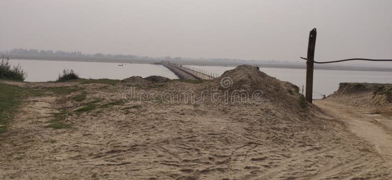 River Bridge in India & X28;PIPA BRIDGE& X29; Stock Image - Image of ...