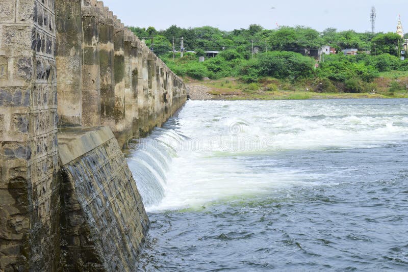 River Bridges and Flowing Water Stock Photo - Image of blue, water ...
