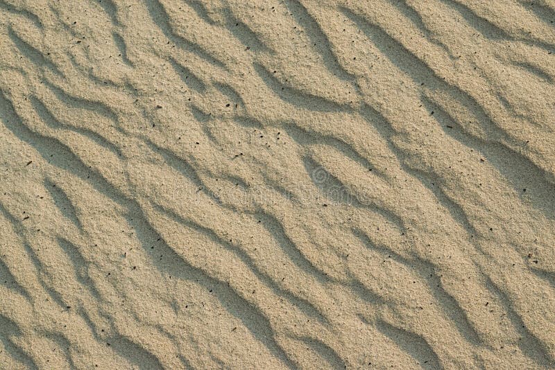 River Building Sand Patterns from the Wind, Natural Background. Stock ...