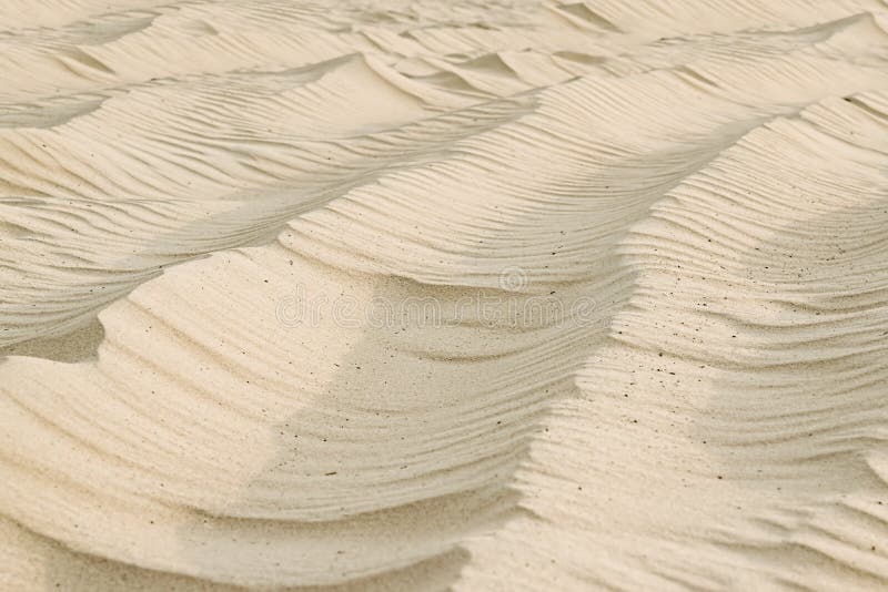 River Building Sand Patterns from the Wind, Natural Background. Stock ...