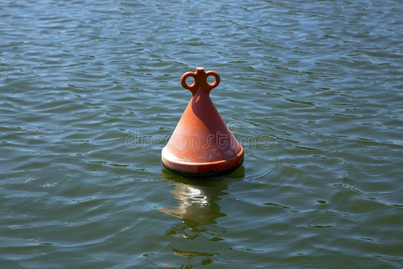 River Buoy. Floating Mark Navigational Equipment Stock Image - Image of ...