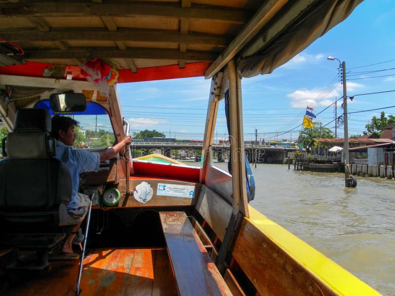 River bus stock photo. Image of drivers, pollution, mekong - 86428136