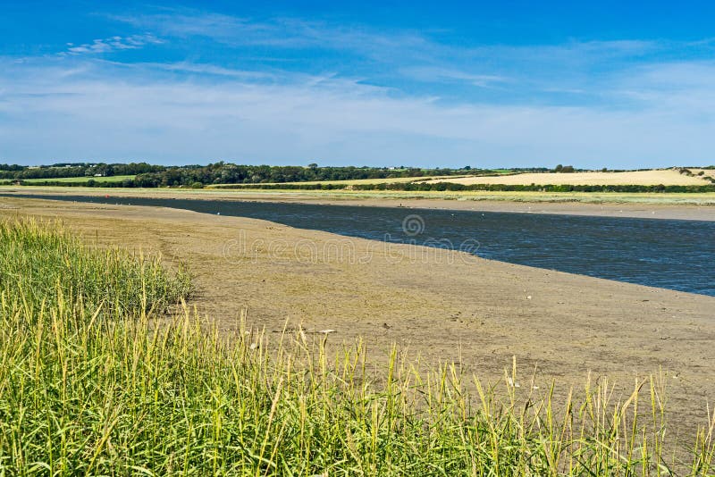 The River Camel. a Tidal Estuary in North Cornwall UK Stock Photo ...